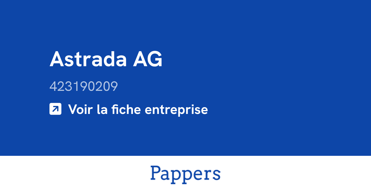 Astrada AG (423190209) : Umsatz & Geschäftsführer